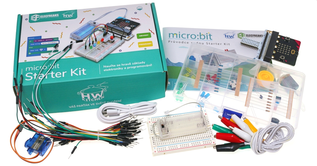 1. český BBC microbit Starter kit - Bastlírna HWKITCHEN