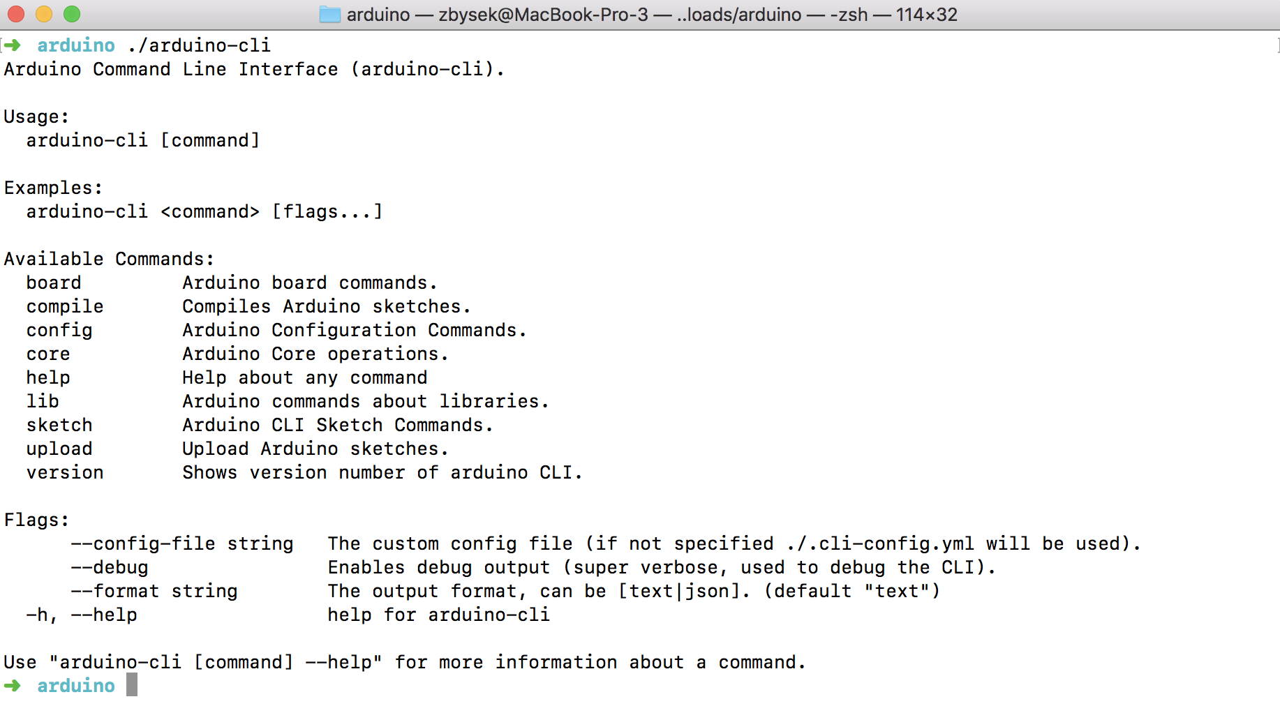 Programujte Arduino přes příkazovou řádku