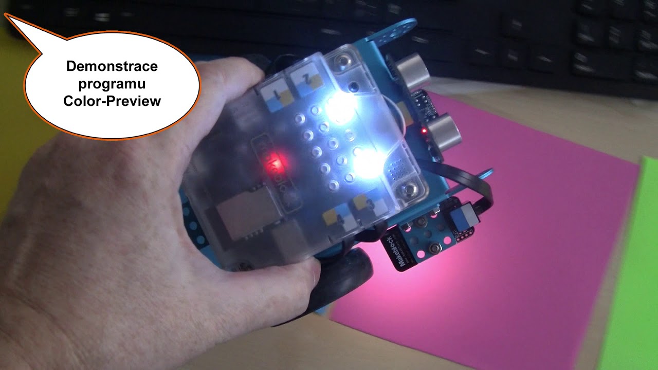 MBot a barevný svět s color sensor V1 - Arduino.cz