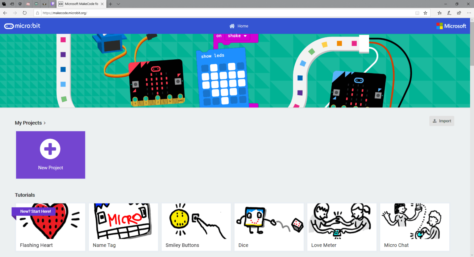MakeCode pro micro:bit - úvod do programovacího prostředí 1