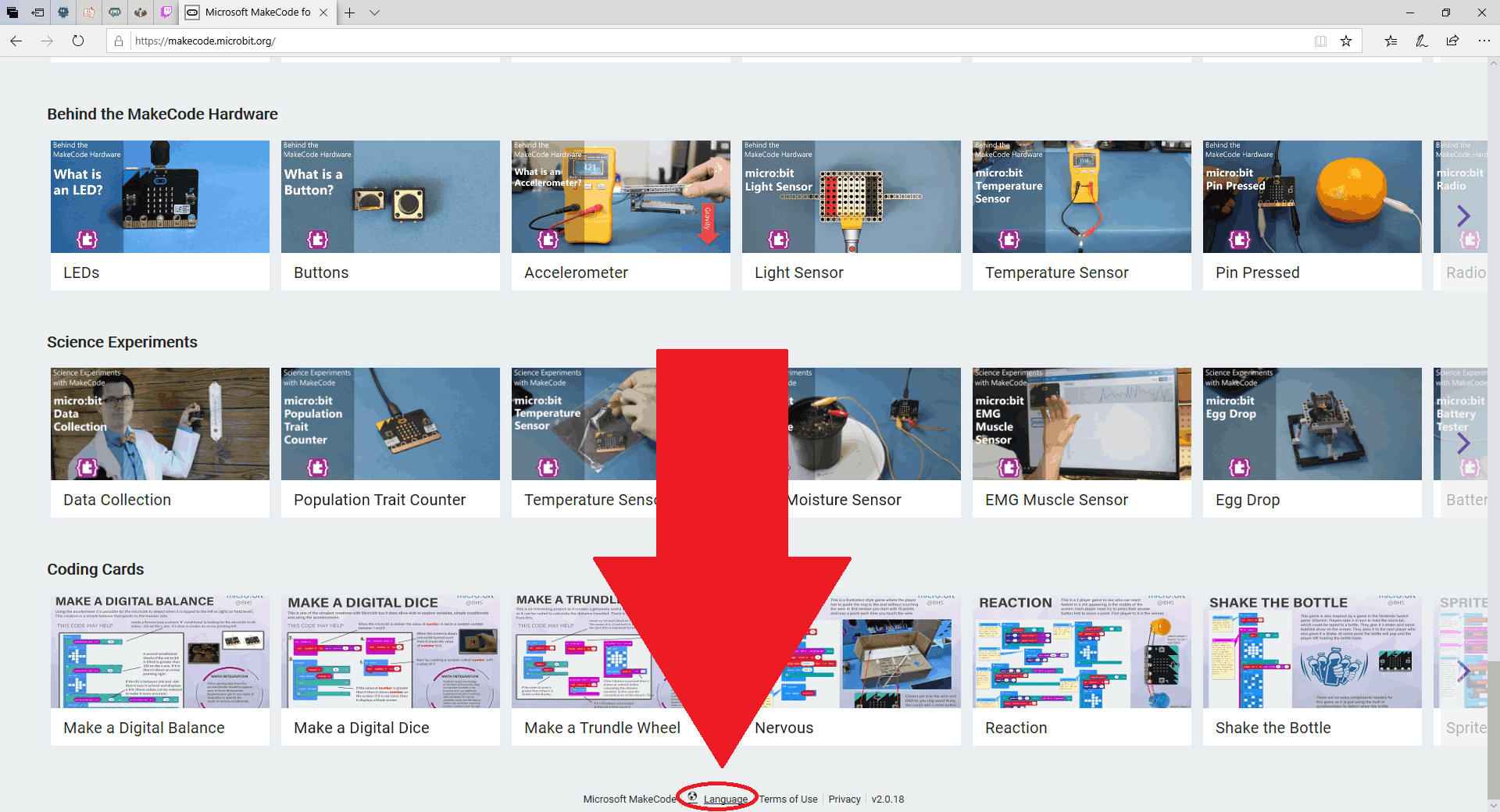 MakeCode pro micro:bit - úvod do programovacího prostředí 1