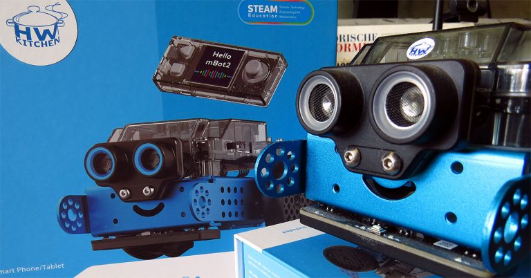 Výukový robot mBot2 - ultrasonic - Bastlírna HWKITCHEN