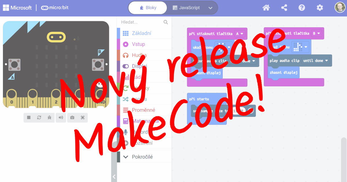 Microsoft MakeCode představuje novou aktualizaci 2023! %page% - Bastlírna HWKITCHEN