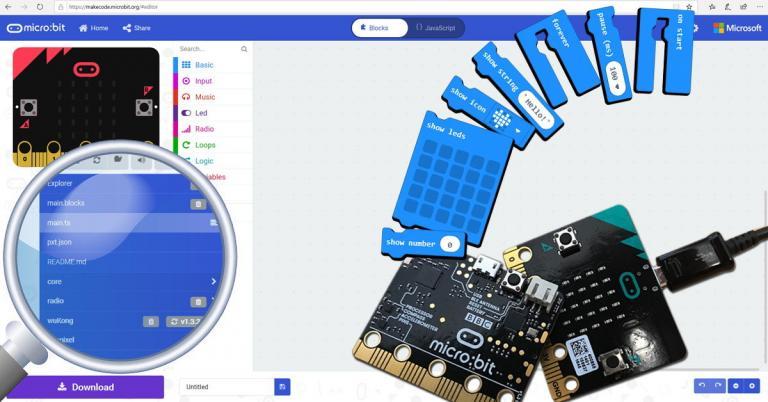 MakeCode pro micro:bit - úvod do programovacího prostředí 1