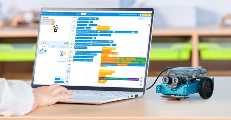 CyberPi a Výukový robot mBot2 - programujeme základní rutiny se CyberPi ...